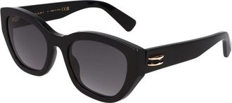 Bulgari Cat Eye Sonnenbrille - - Accessories - unisex - Schwarzk - 54 MM