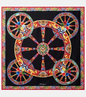 Dolce & Gabbana Foulard Carretto en soie