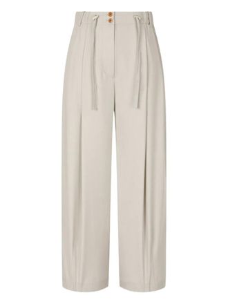 TOMBOY pantalon &agrave; lien de resserrage - Tons neutres