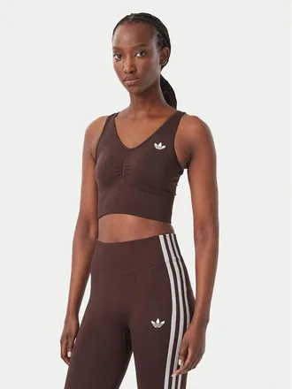 adidas Sport-BH Essentials Seamless Bralette IA4524 Braun Regular Fit