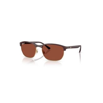 Ray-Ban Rb4469 Polarized Ultra Lenses Sonnenbrillen Sand Violett Fassung Rot Glas Polarisiert 59-18