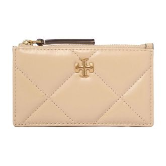 Tory Burch Diamantgesteppter Kartenhalter - - Accessories - Damen - Beige - ONE SIZE
