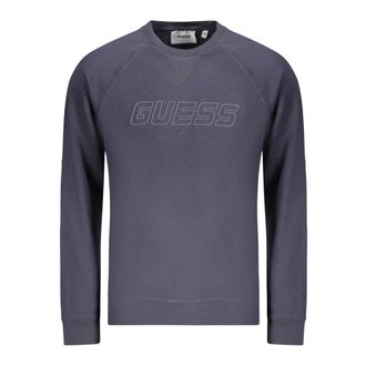 Guess Sweatshirt mit Frontlogo - - Sweatshirts & Hoodies - Herren - Blau - XL