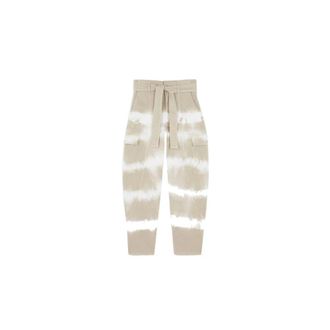 Stella McCartney Tie-Dye Denim Jeans mit passendem G&uuml;rtel - - Jeans - Damen - Mehrfarbig - W26