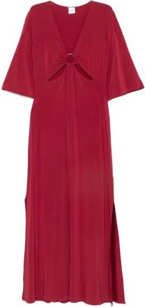 Max Mara Femme, Robes, Rouge, Taille: 38 FR Maxi Robes