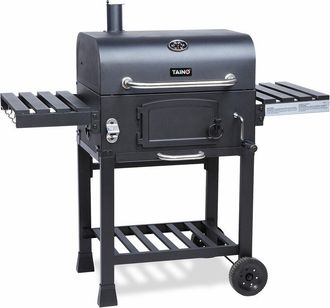 Taino HERO XL Smoker BBQ GRILLWAGEN Holzkohle Grill Standgrill R&auml;ucherofen Kohle