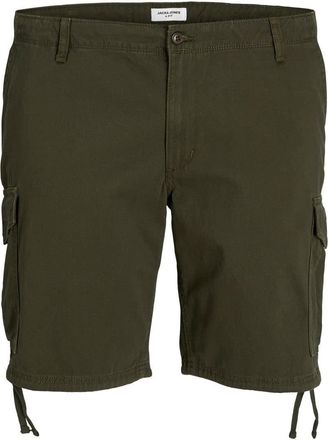 Jack & Jones Herren Cargo Short JPSTMARLEY JJCARGO - Relaxed Fit - Plussize, Größe:46, Farbe:Forest Night 12237562