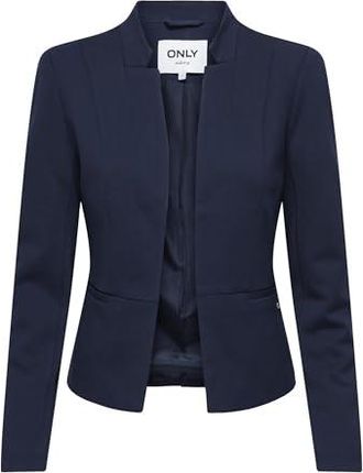 Only Onlpoptrash-Maddy Life Blazer L/S TLR, Bleu Nuit, 40 Femmes