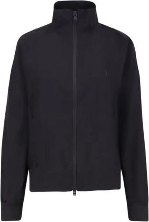 Yohji Yamamoto Homme, Sweatshirts et sweats &agrave; capuche, Noir, Taille: S Pull zipp&eacute; noir avec poches lat&eacute;rales