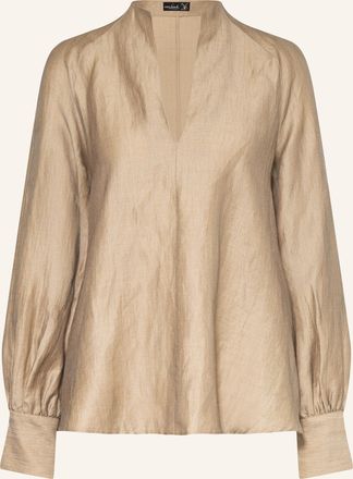 van Laack Van Laack Blusenshirt Vl-Anani-Kn Aus Leinen gold