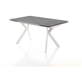 Oresteluchetta Ausziehbarer Tisch Keramik Marmor-Effekt 80x140-200 cm Juian 1