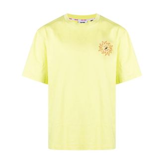 GCDS Cooles Surfing-Shirt f&uuml;r Abenteurer - - Tops - Herren - Gelb - S