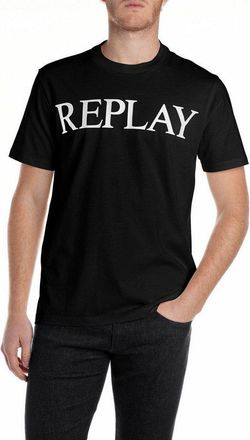 Replay T-Shirt mit Logo-Frontprint