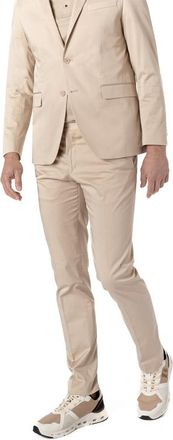 Karl Lagerfeld Herren Hosen beige Baumwoll-Stretch