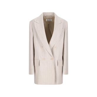 Max Mara Stilvolle Gerla Jacke f&uuml;r Frauen - - Jackets - Damen - Beige - XS