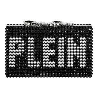 Philipp Plein Clutches - Clutch Mit Schmucksteinen - Gr. unisize - in Schwarz - f&uuml;r Damen
