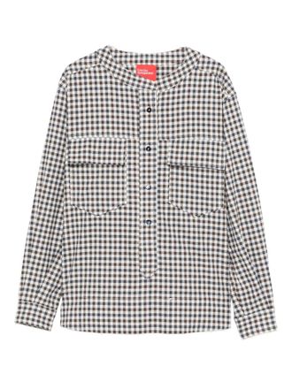 Merci chemise &agrave; carreaux - Marron