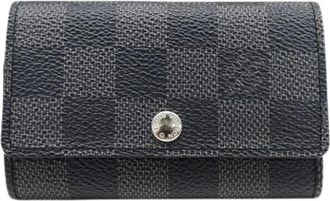 Louis Vuitton Pre-owned Pochette Cl&eacute;s en Toile - Homme - Pre-owned - Bleu - Taille: ONE Size