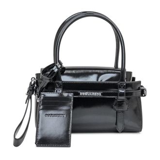 Dsquared2 Twin Mini Handtasche - - Bags - Damen - Schwarzk - ONE SIZE