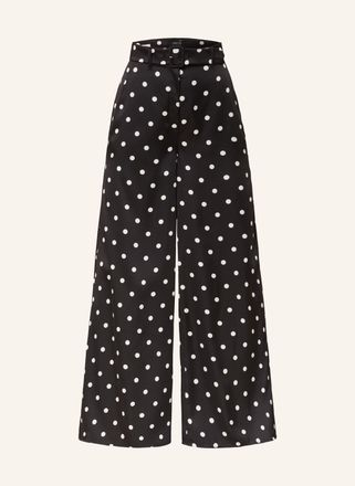 Marc Cain Marlenehose Waukee Aus Satin schwarz