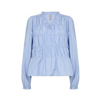 Soyaconcept Damen, Blusen & Hemden, Blau, LGr&ouml;&szlig;e