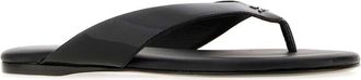 Courr&egrave;ges Black Slippers Flat Shoes