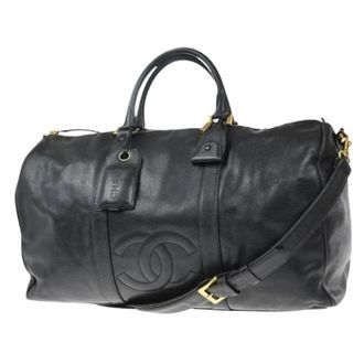 Chanel unisex, Pre-owned, Noir, Taille: ONE Size Sac Week-end Vintage Pre-owned