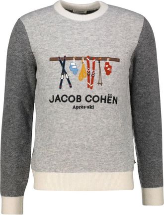Jacob Cohen Herren Strickpullover mit Alpaka und Wolle