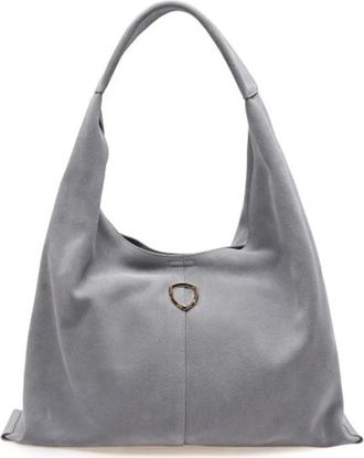 Blauer Femme, Sacs, Gris, Taille: ONE Size Sac fourre-tout en cuir