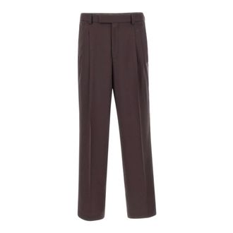 HUGO BOSS Homme, Pantalons, Brun, Taille: XL Pantalon coupe oversize en twill