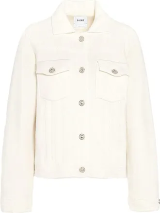 Barrie Denim Cashmere Cotton Jacket - Beige