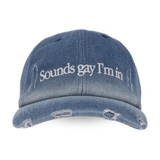 Carne Bollente Casquette Sounds Gay Im In - unisex - Accessoires - Bleu - Taille: ONE Size