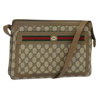 Gucci Pre-owned Toile sacs-gucci - Femme - Pre-owned - Beige - Taille: ONE Size