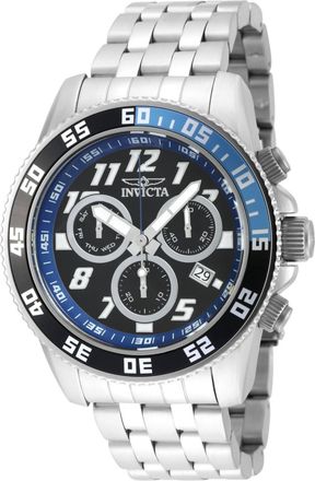 Invicta Pro Diver 20478 Herrenuhr - Quarzwerk - Edelstahl mit schwarzem Zifferblatt - 50 mm