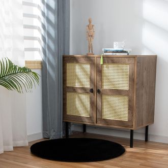 Vimoda Fellteppich Deluxe waschbar, sanfter Hochflor-Teppich einfarbig, kuschelig f&uuml;r Ihr Wohnzimmer oder Schlafzimmer,Farbe:Schwarz;Ma&szlig;e:&Oslash; 160 cm Rund