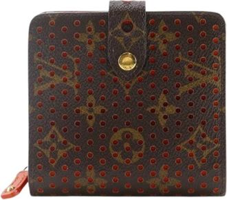 Louis Vuitton unisex, Pre-owned, Brun, Taille: ONE Size Portefeuille en toile Pre-owned