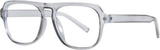 Generic Lunettes de soleil en forme de lunettes de soleil pour hommes de style rétro vintage pour femmes, gris transparent 2026