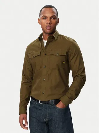 G-Star Raw Hemd Marine D24963-C290 Khakifarben Slim Fit