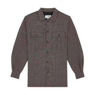 Maison Margiela Damen, Blusen & Hemden, Braun, XSGr&ouml;&szlig;e