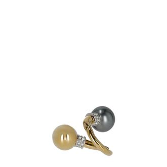 Lanvin Bague Sph&egrave;re en Cristal - Femme - Accessoires - Jaune - Taille: 55 MM
