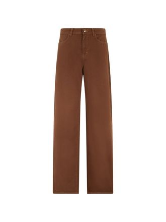 Max Mara Womens Trousers Mstfatuo Brown
