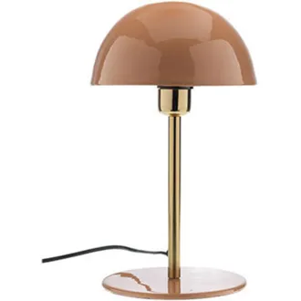 Amadeus Amadeus - Lampe de table 20x20x36 cm en m&eacute;tal corail et dor&eacute;