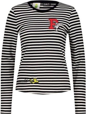 Princess Goes Hollywood Rundhalsshirt Peanuts Snoopy mit Woodstock-Stickerei am Saum