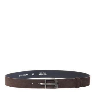 Baldinini Suede Belt - - Accessories - Herren - Braun - 120 CM