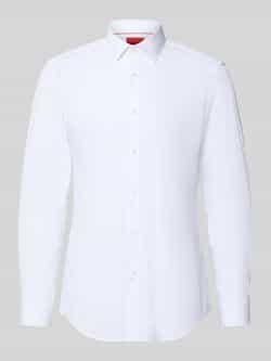 HUGO BOSS Slim Fit Businesshemd aus reiner Baumwolle Modell KOEY