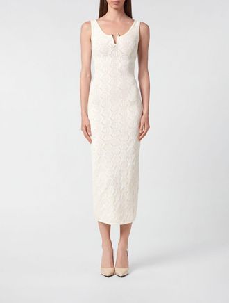 Philipp Plein Kleid Damen Farbe Wei&szlig;