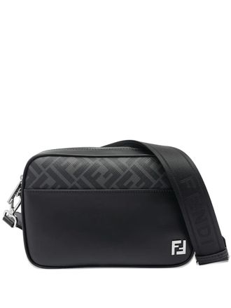 Fendi sac zippé à logo FF - Noir
