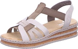 Rieker Sandalen taupe Syntheitsch - Dames - Maat 40