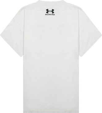 Balenciaga Oversized Cotton T-Shirt - White