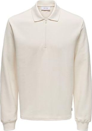 Only & Sons Onstrevor Reg LS Polo Noos, Bronze, S Homme